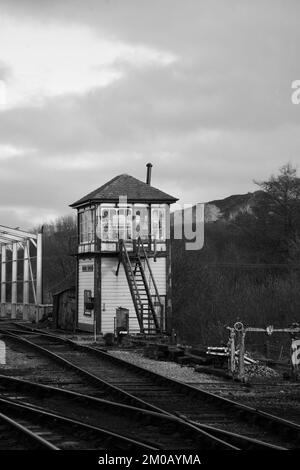 A view of Embsay Railway Station, Embsay, Skipton, North Yorkshire ...
