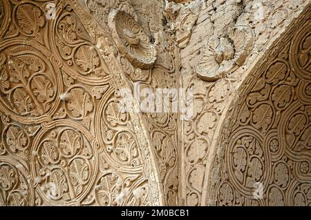 Balkh in Balkh Province, Afghanistan. A close up view of the old city ...