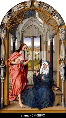 'Christ Appearing to His Mother' is a painting by Juan de Flandes, a ...