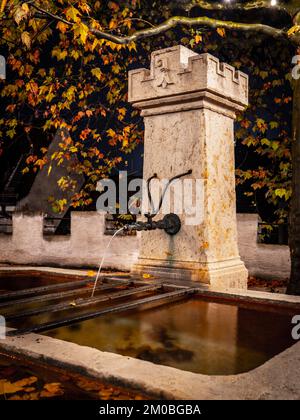 Night images of Basel City, Switzerland Stock Photo - Alamy