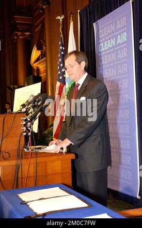 Mike Leavitt - Clean Air Bill , Environmental Protection Agency Stock ...