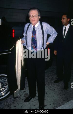 Larry King 1994 Credit: Ralph Dominguez/MediaPunch Stock Photo - Alamy