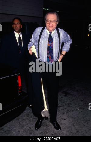 Larry King 1994 Credit: Ralph Dominguez/MediaPunch Stock Photo - Alamy