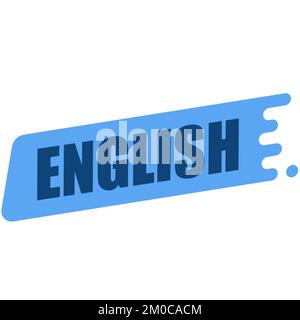 English title. Banner with language chose Stock Vector Image & Art - Alamy