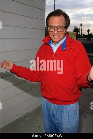 Larry King July 1990 Credit: Ralph Dominguez/MediaPunch Stock Photo - Alamy
