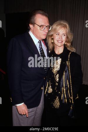 Larry King and Roma Fox at the Screening of Katherine Hepburn: All ...