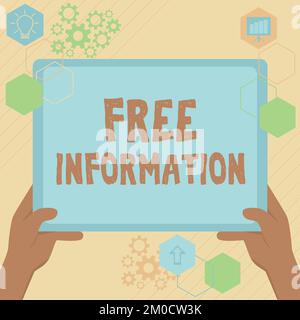 Inspiration showing sign Free Information. Business showcase knowledge ...