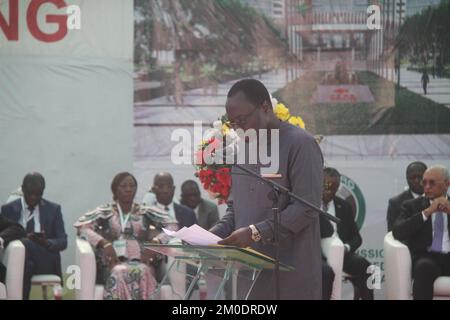 Omar Alieu Touray, President of the ECOWAS Commission, Abouja, February ...