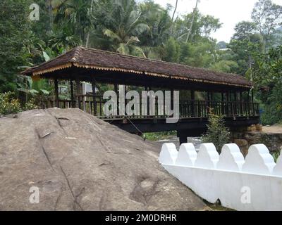 The Bogoda Wooden Bridge was built in the 16th century during the ...