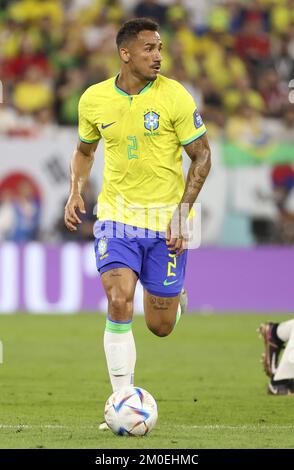 Doha, Qatar - December 8, 2022, Danilo Luiz da Silva of Brazil answers ...