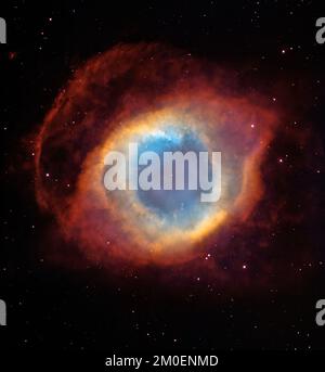The Helix Nebula: a Gaseous Envelope Expelled By a Dying Star. Digital ...