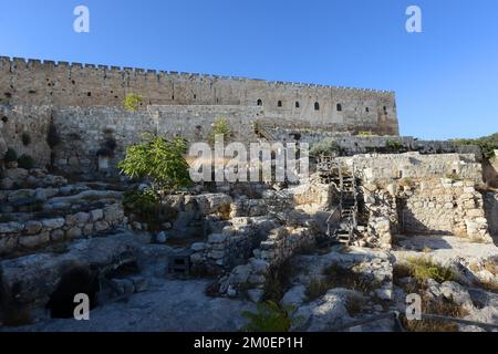The Southern Wall of the Temple Mount seen from the ancient Jewish ...