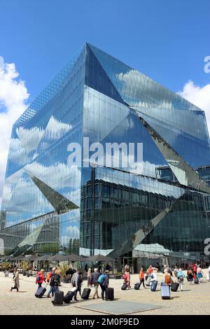 Cube Berlin, cube-shaped office building on Washingtonplatz, Germany ...