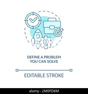 Define problem you can solve concept icon Stock Vector Image & Art - Alamy