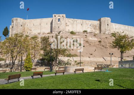 Landscape of Gaziantep Castle in Gaziantep City of Turkey Stock Photo ...