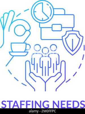 Staffing needs concept icon Stock Vector Image & Art - Alamy