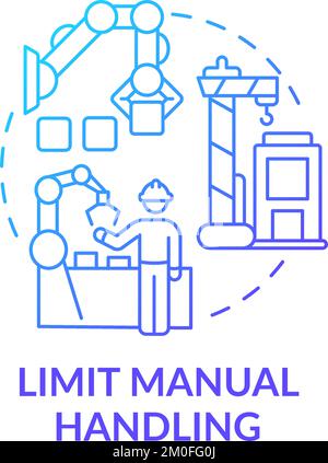 Limit manual handling concept icon Stock Vector Image & Art - Alamy