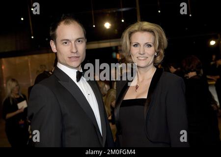 Helle Thorning-Schmidt attend a premiere with Stephen Kinnock and the ...