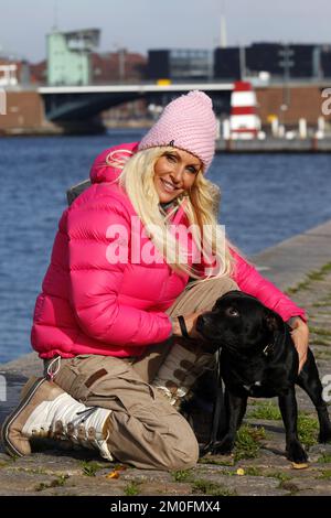 Mikkel Kesslers sister, Linse Kessler (centre) poses for a portrait ...