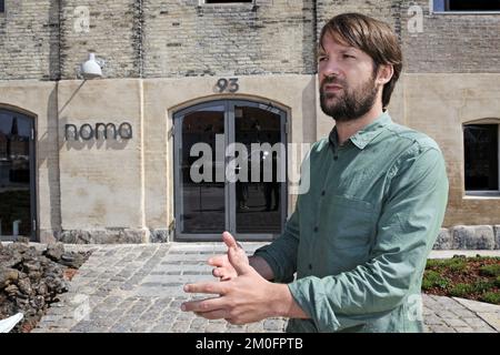 Head chef, Rene Redzepi, seen in the world famous restaurant Noma in ...