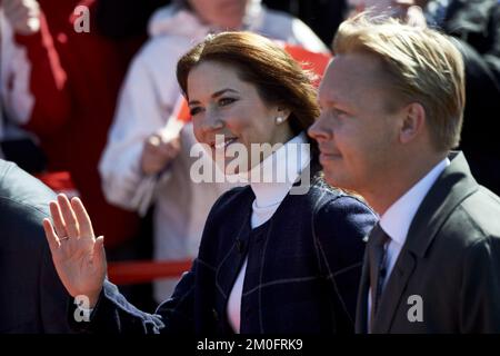 Crown Princess Mary opens the new "Bridge Walking" attraction on Little ...