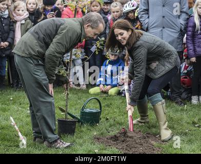 Crown Princess Mary, opened the Replant the World campaign by planting ...