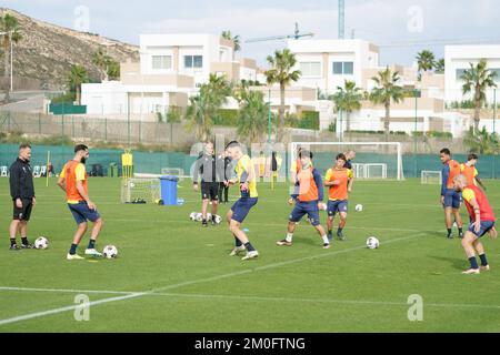 Union's players pictured during a training session at the winter ...