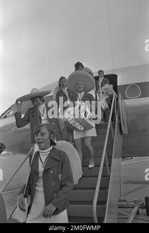 The Danish World Cup soccer girls return home from Mexico. Fot. At the ...