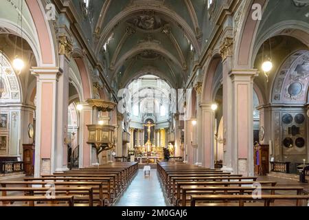 st. fermo and rustico main church, caravaggio, italy Stock Photo - Alamy
