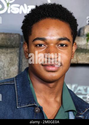 Issac Ryan Brown arrives at the Disney+ Original Series' THE CROSSOVER ...