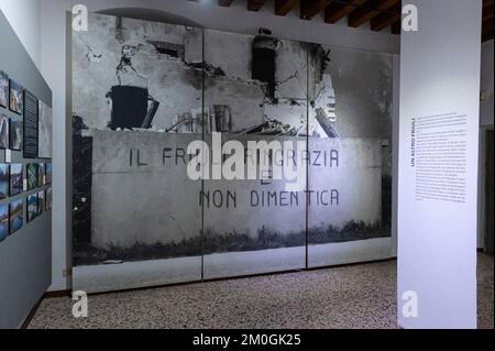 tiere motus museum, earthquake museum, venzone, italy Stock Photo - Alamy