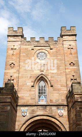 Entrance, University of Durham, Durham Castle, Durham, Co Durham, Tyne ...