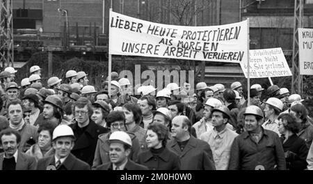 The concern for their jobs is written all over the faces of the workers ...