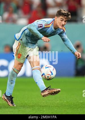 Doha, Qatar. 06/12/2022, Pablo Martin Gavi of Spain during the FIFA ...
