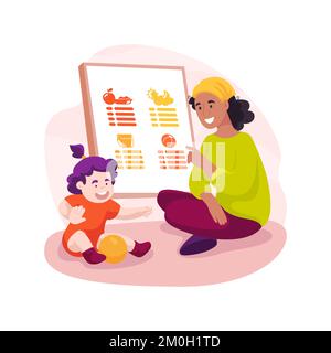 Record keeping isolated cartoon vector illustration. Homeschooling ...