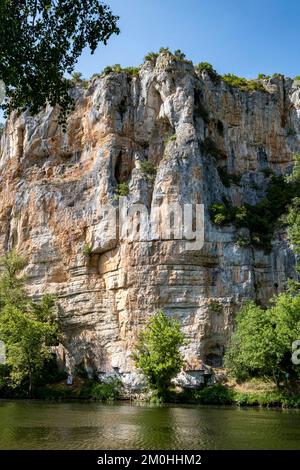 France, Lot, Lot valley, towards Bouzies Stock Photo - Alamy