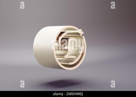 Beautiful illustration Blue Euro Coin symbol icons on a bright pink ...