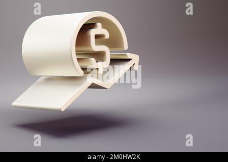 Beautiful illustration Blue Dollar Price symbol icons on a bright pink ...