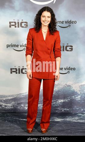 Molly Vevers arrives at The Rig world premiere at Everyman Edinburgh ...