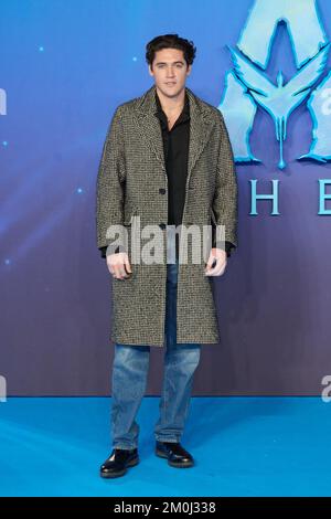 Isaac Carew attends ‘Avatar: The Way Of Water’ World Premiere at Odeon ...