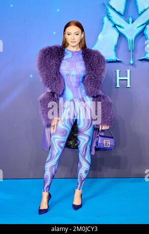 Elz the Witch attending the Avatar: The Way Of Water World Premiere in ...