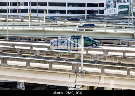 Miami Florida,elevated raised highway entrance entrances exit exits ...