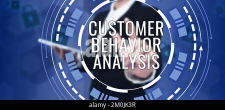 Inspiration showing sign Customer Behavior Analysis. Business showcase ...