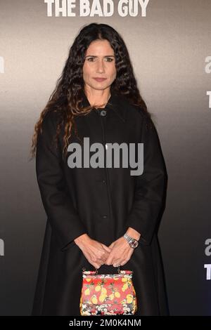 Barbara Tabita attends the blu carpet of the Prime Video movie "The bad ...