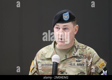 07th Dec, 2022. U.S. soldiers as rotation unit U.S. Maj. Gen. David ...