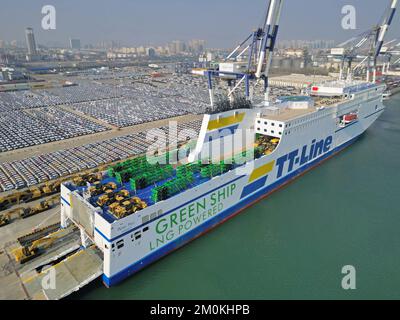 YANTAI, CHINA - DECEMBER 7, 2022 - "Peter Pan", an LNG powered ...