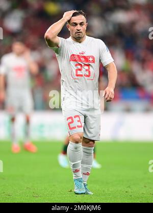 Lusail, Katar. 06th Dec, 2022. 5:1 Tor, Jubel v.l. Joao Felix ...