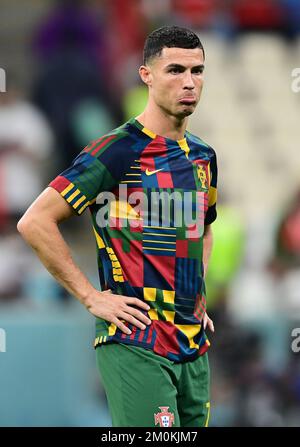 Lusail, Katar. 06th Dec, 2022. v.l. Ruben Neves, Torwart Rui Patricio ...