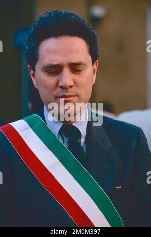 Italian politician Francesco Rutelli mayor of Rome, Italy 1994 Stock ...