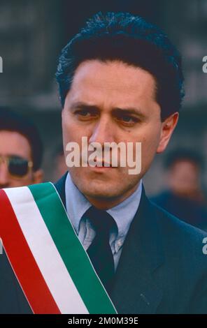 Italian politician Francesco Rutelli mayor of Rome, Italy 1994 Stock ...